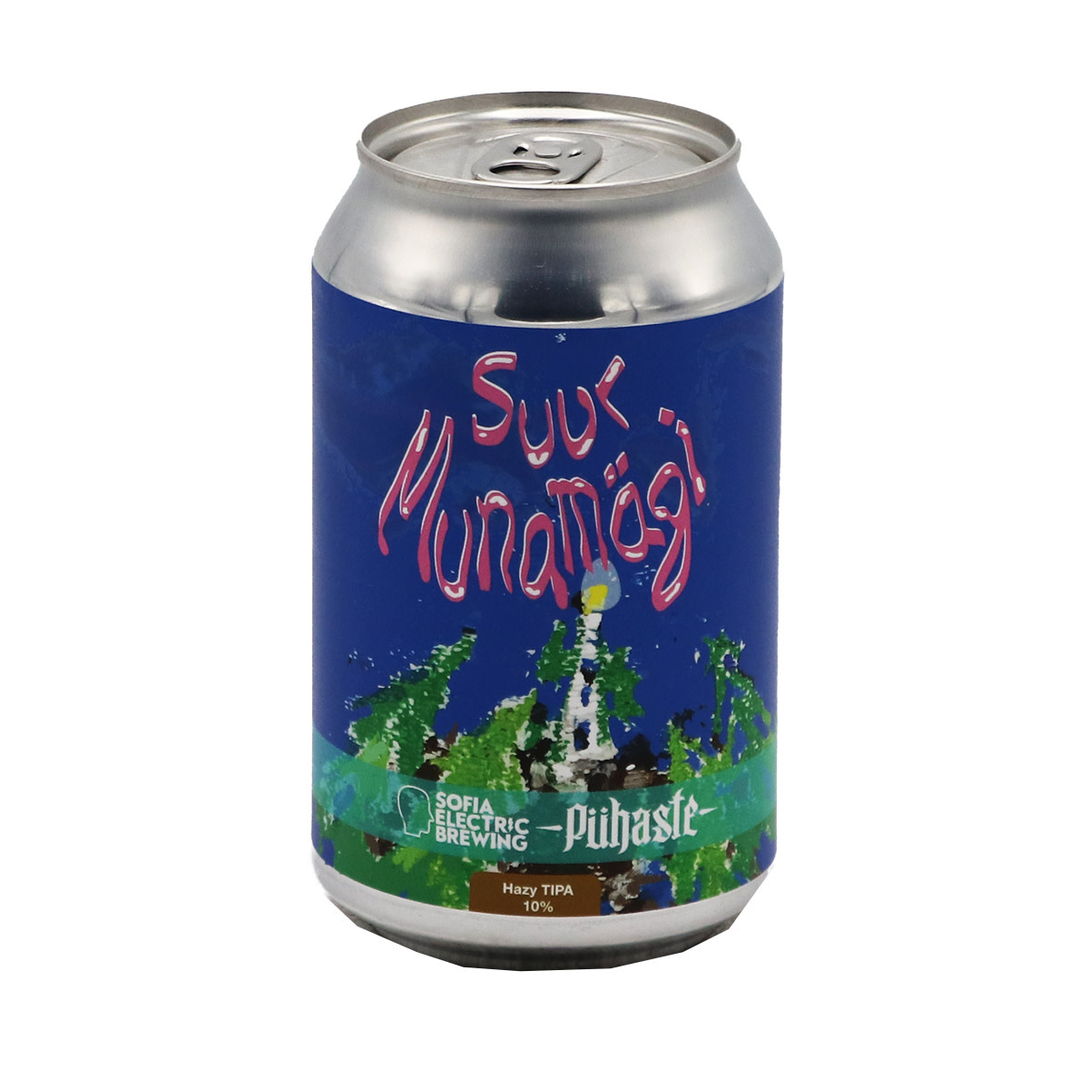 Sofia Electric Brewing collab Puhaste SUUR MUNAMAGI 10% Hazy TIPA 33cl ...