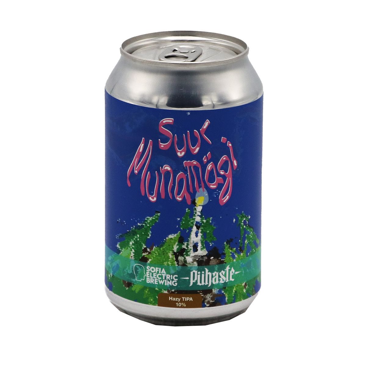 Sofia Electric Brewing collab Puhaste SUUR MUNAMAGI 10% Hazy TIPA 33cl ...