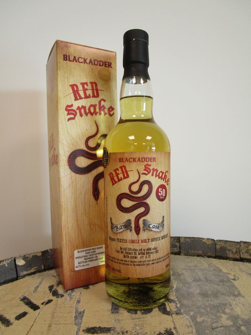 Blackadder Raw Cask RED SNAKE RED NECK 126 50PPM Heavily Peated 60,7% ...